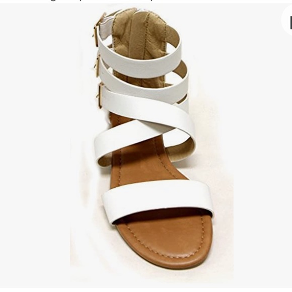 Anna | Shoes | Anna Sandals Withe 65 | Poshmark